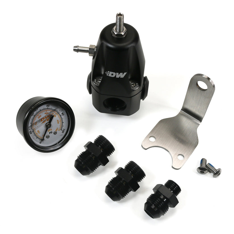 DWR1000 AFPR + pressure gauge + 8AN fittings – DeatschWerks