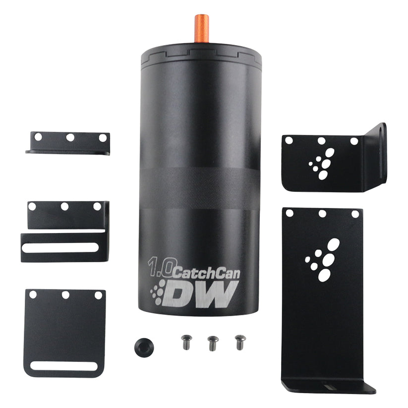 1 Liter Oil Catch Can Assembly – DeatschWerks