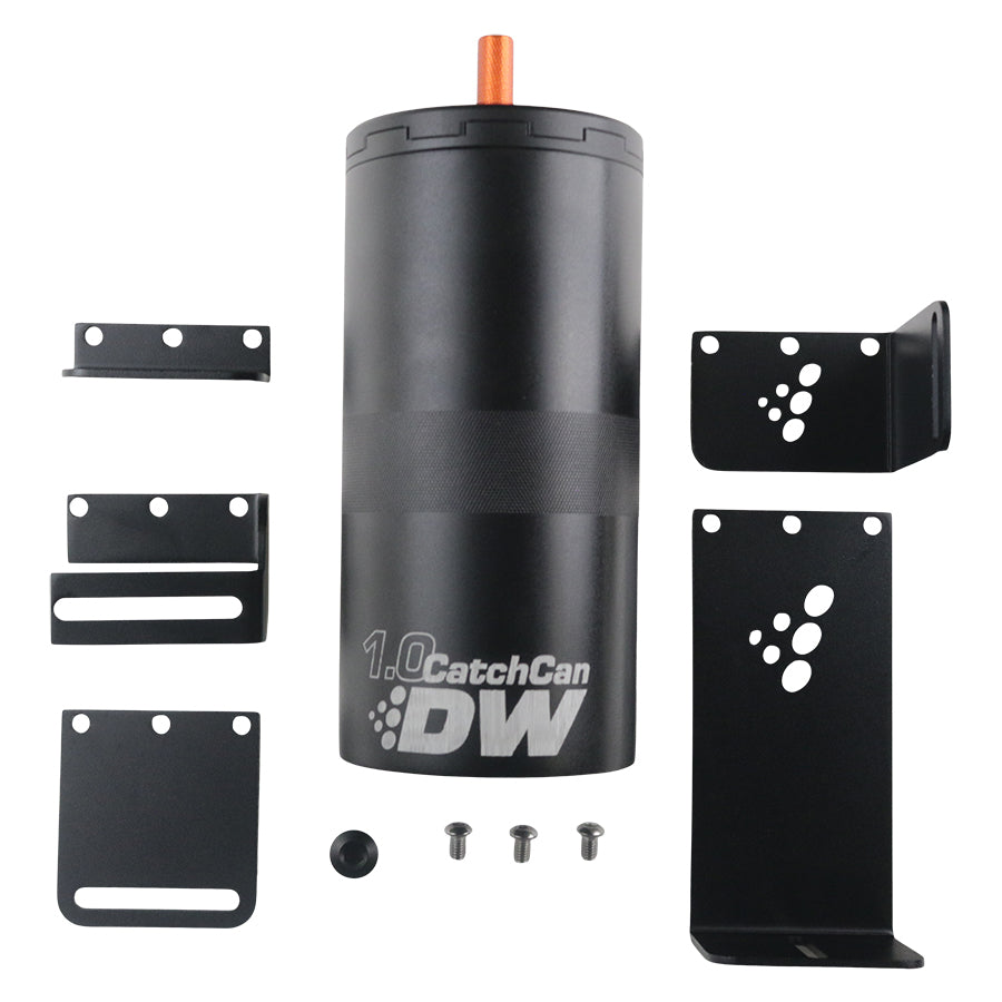 1 Liter Oil Catch Can Assembly – DeatschWerks